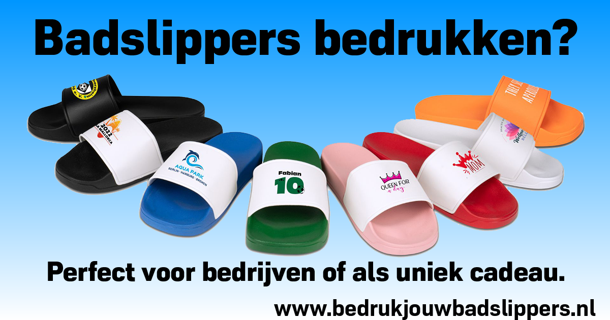 Badslippers bedrukken | Bedrukjouwbadslippers.nl